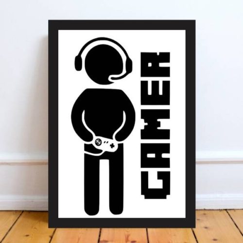 Quadro Decorativo Gamer - Quadros Online