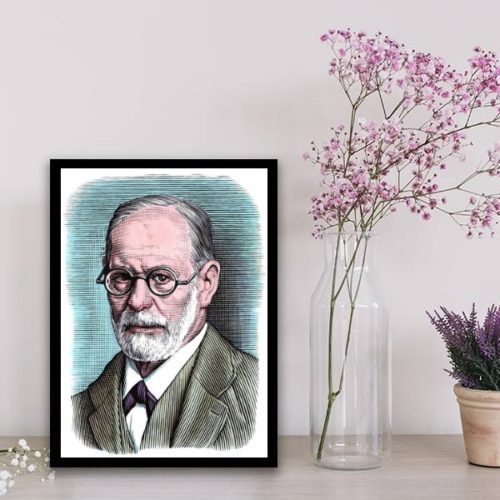 Quadro Desenho Freud - Quadros Online