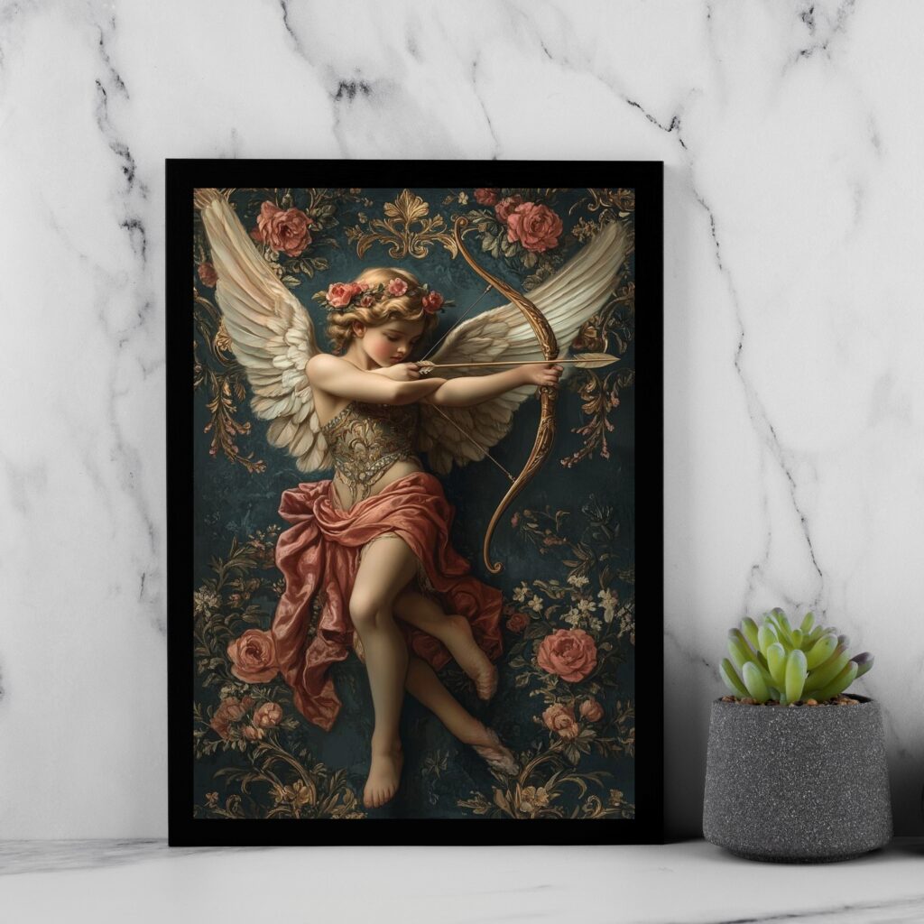 Quadro Arte Clássica Sacra Anjo Cupido - Quadros Online