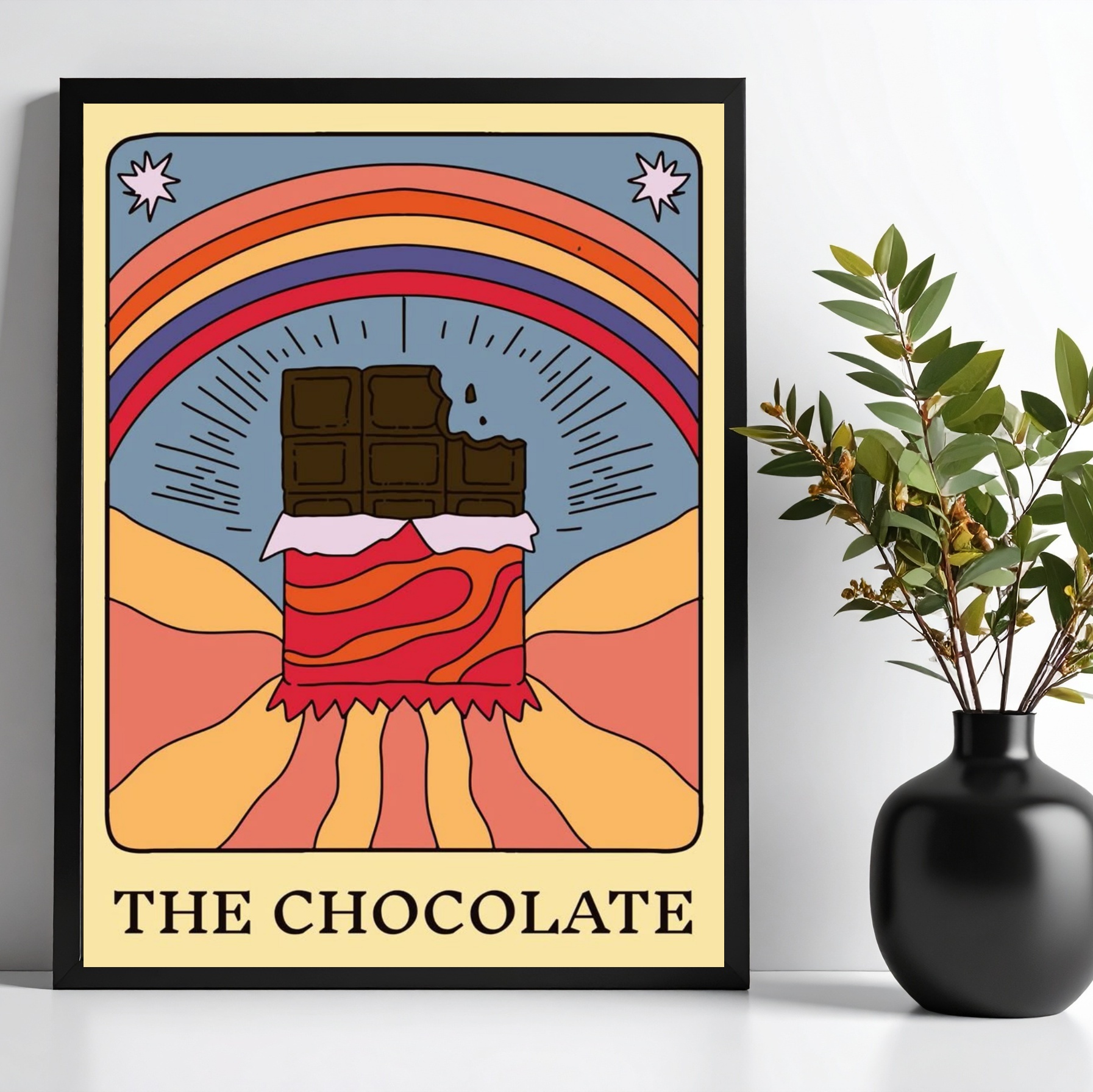 Quadro Decorativo Chocolate - Carta Tarot - Quadros Online