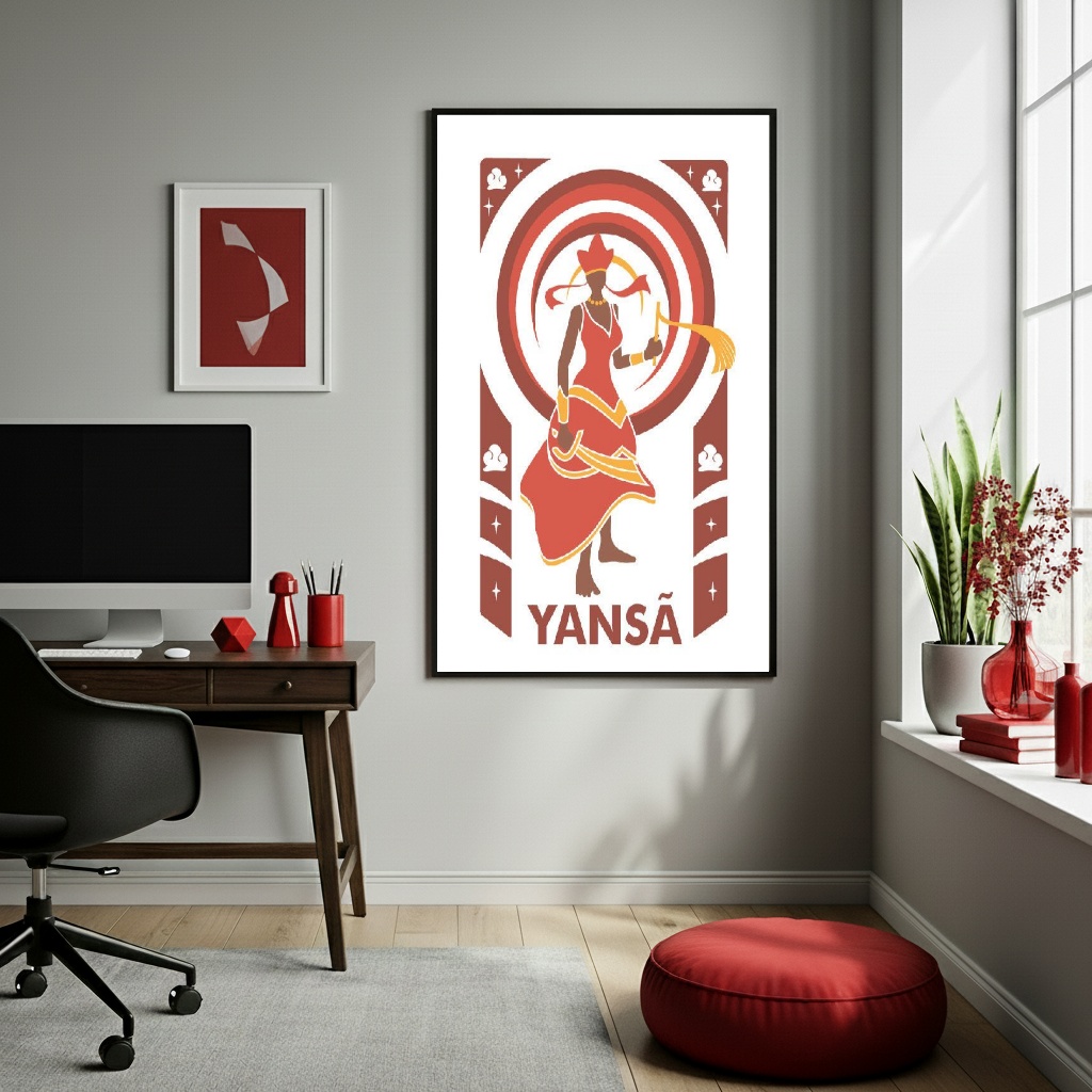 Quadro Decorativo Iansã Yansã - 70x50 cm - Quadros Online